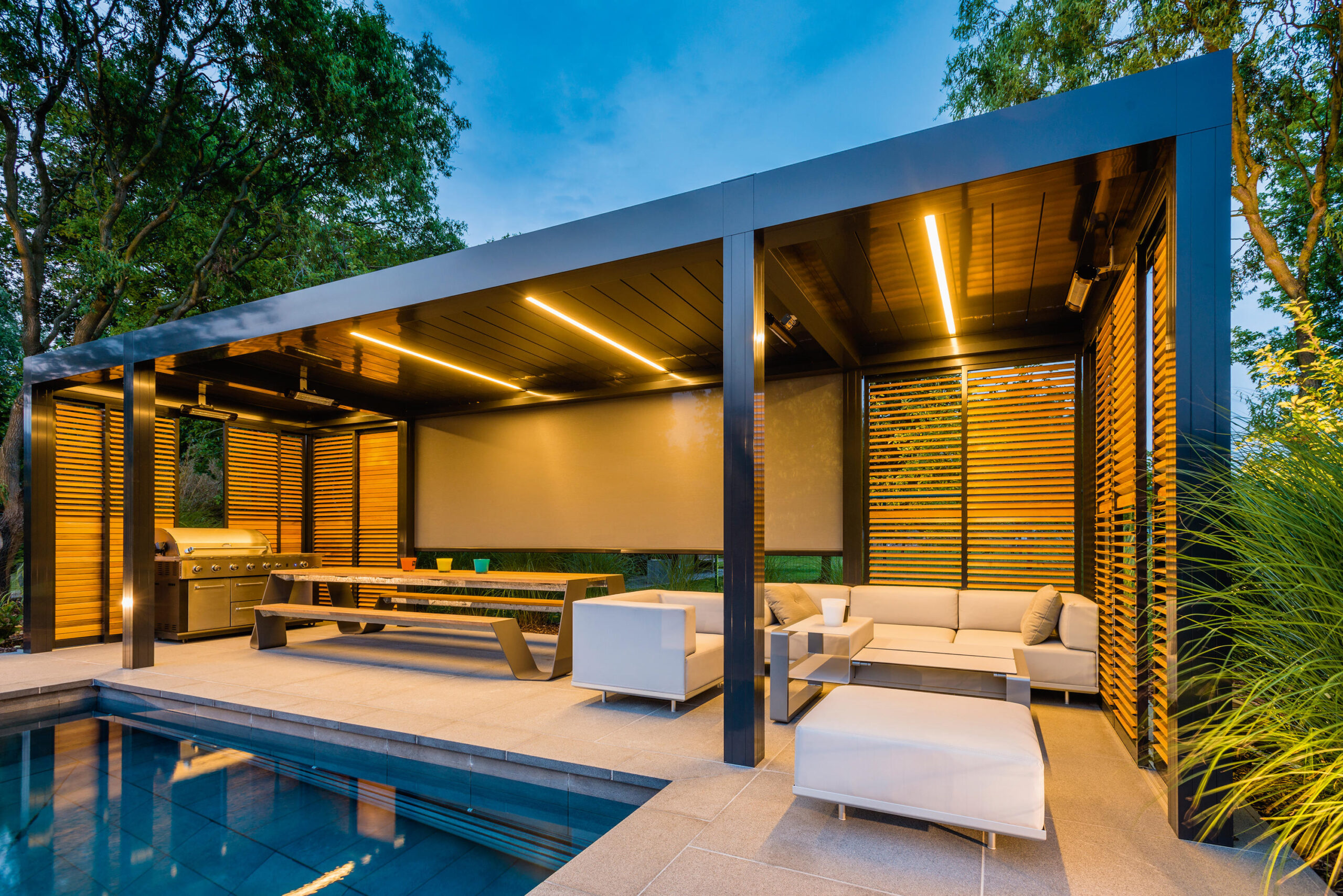Pergola Camargue® 4x3m - Renson - Produit Portaix Pergolas